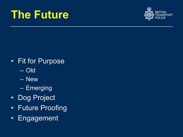 David Roney, Superintendent, Counter Terrorism, British Transport ...