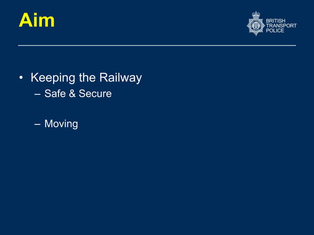 David Roney, Superintendent, Counter Terrorism, British Transport ...