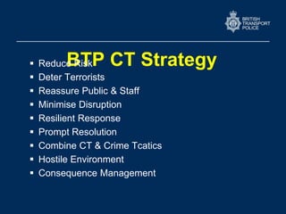 David Roney, Superintendent, Counter Terrorism, British Transport ...