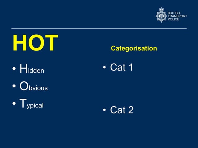 David Roney, Superintendent, Counter Terrorism, British Transport ...