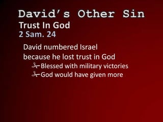 David's Other Sin | PPT