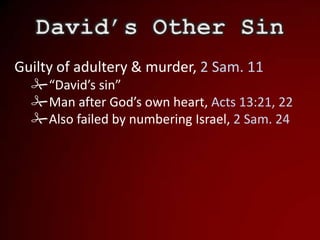 David's Other Sin | PPT