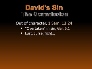 David's Sin | PPT