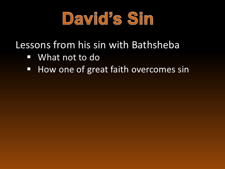 David's Sin