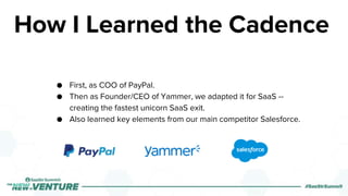 The Cadence: Building Your SaaS Army with Craft Ventures | PPTX
