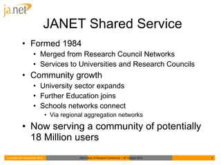 JANET: Services and Benefits for STEM Subjects | PPT