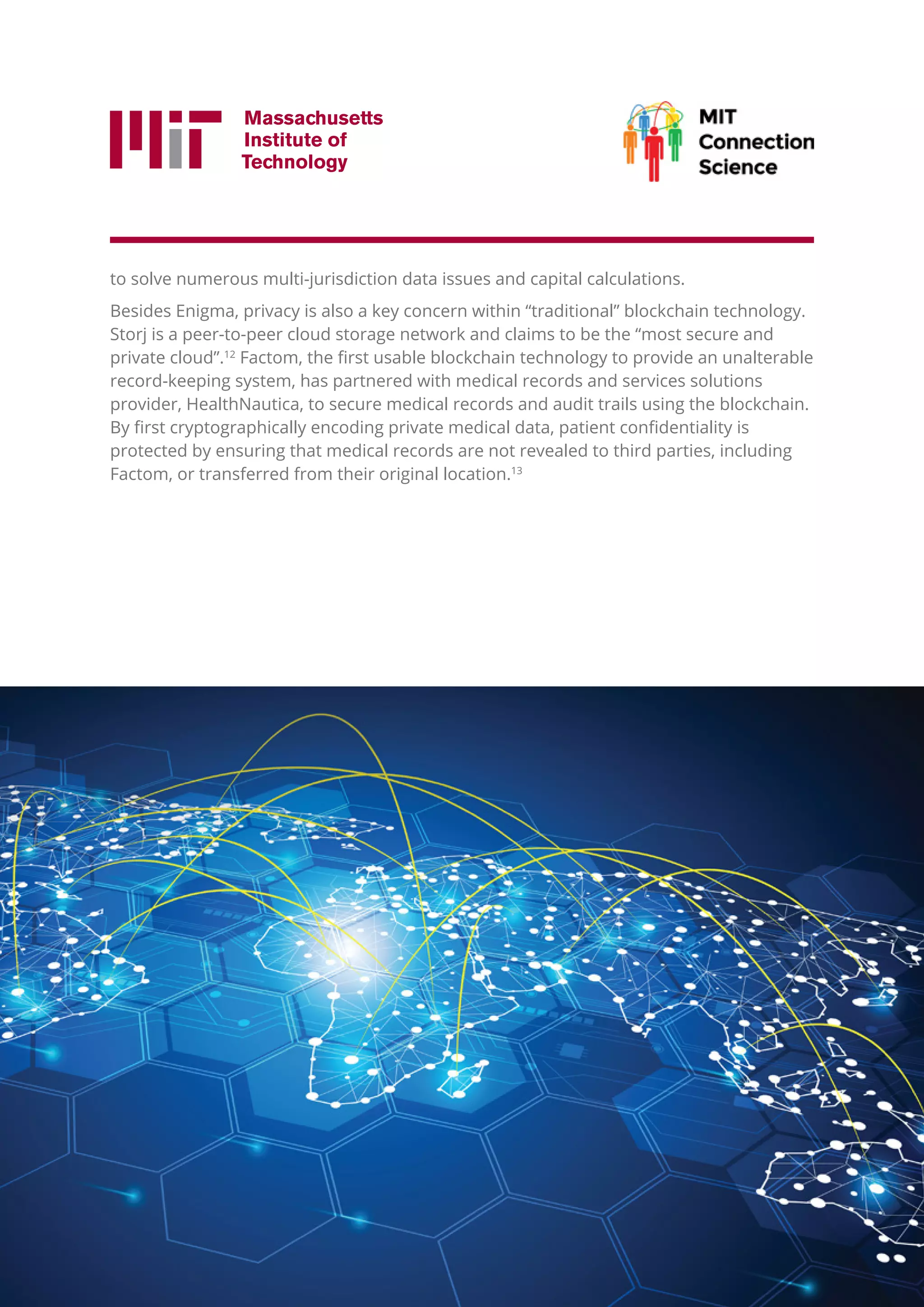 David shrier, weige wu, alex pentland mit blockchain | PDF