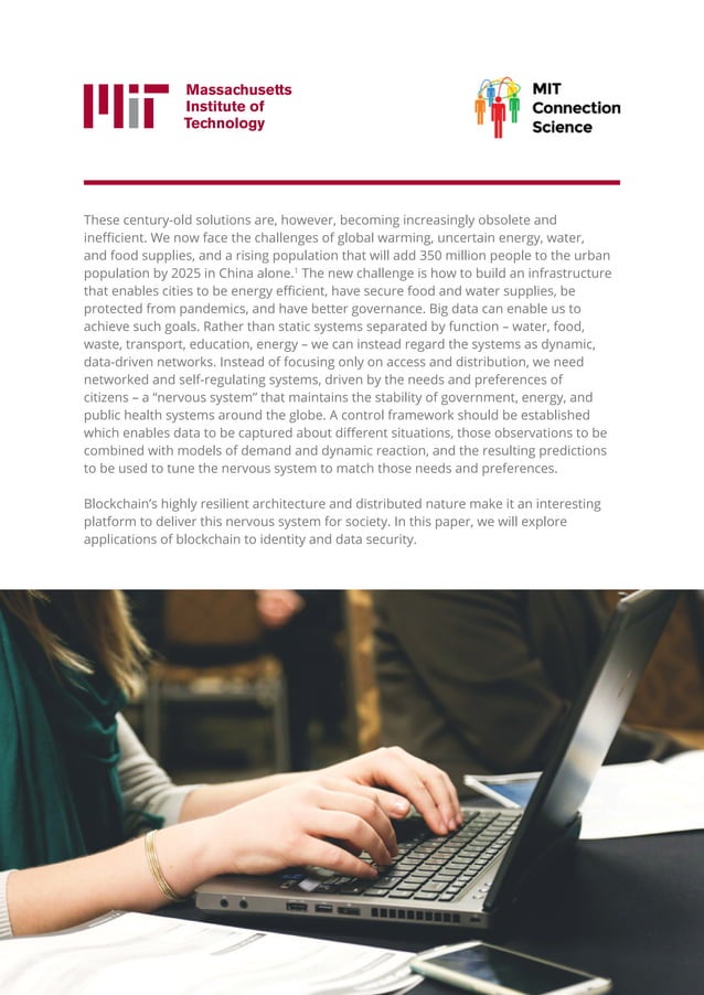 David shrier, weige wu, alex pentland mit blockchain | PDF