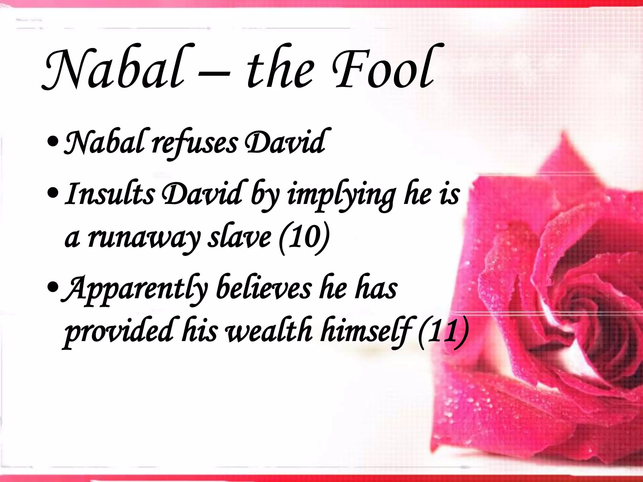 David's Loves Abigail | PPT