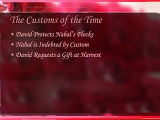 David's Loves Abigail | PPT