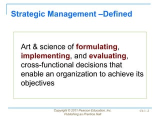 Strategy Management chapter 1 : an overview | PPT