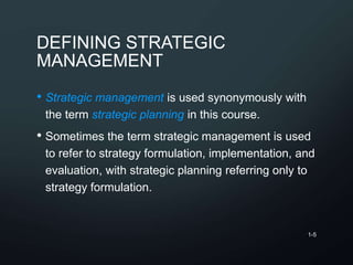 What is Strategic Management? | Strategy Formulation | Implementation ...