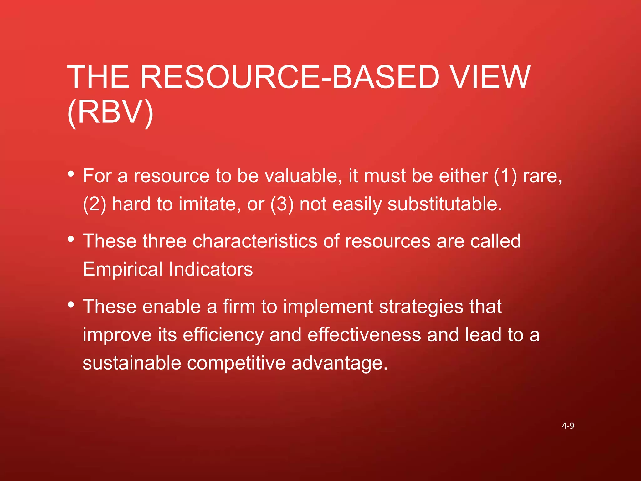 Internal Audit | Business Strategic Planning | Resource Based View ...