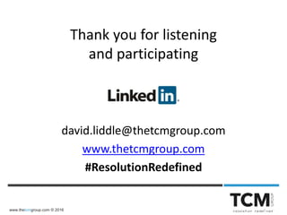 Redefining Resolution: David Liddle's presentation | PPTX
