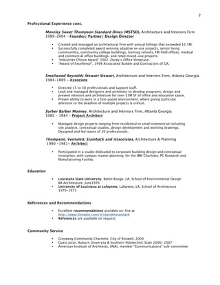 David Std Resume2w O Projects Or Pictures Copy | PDF