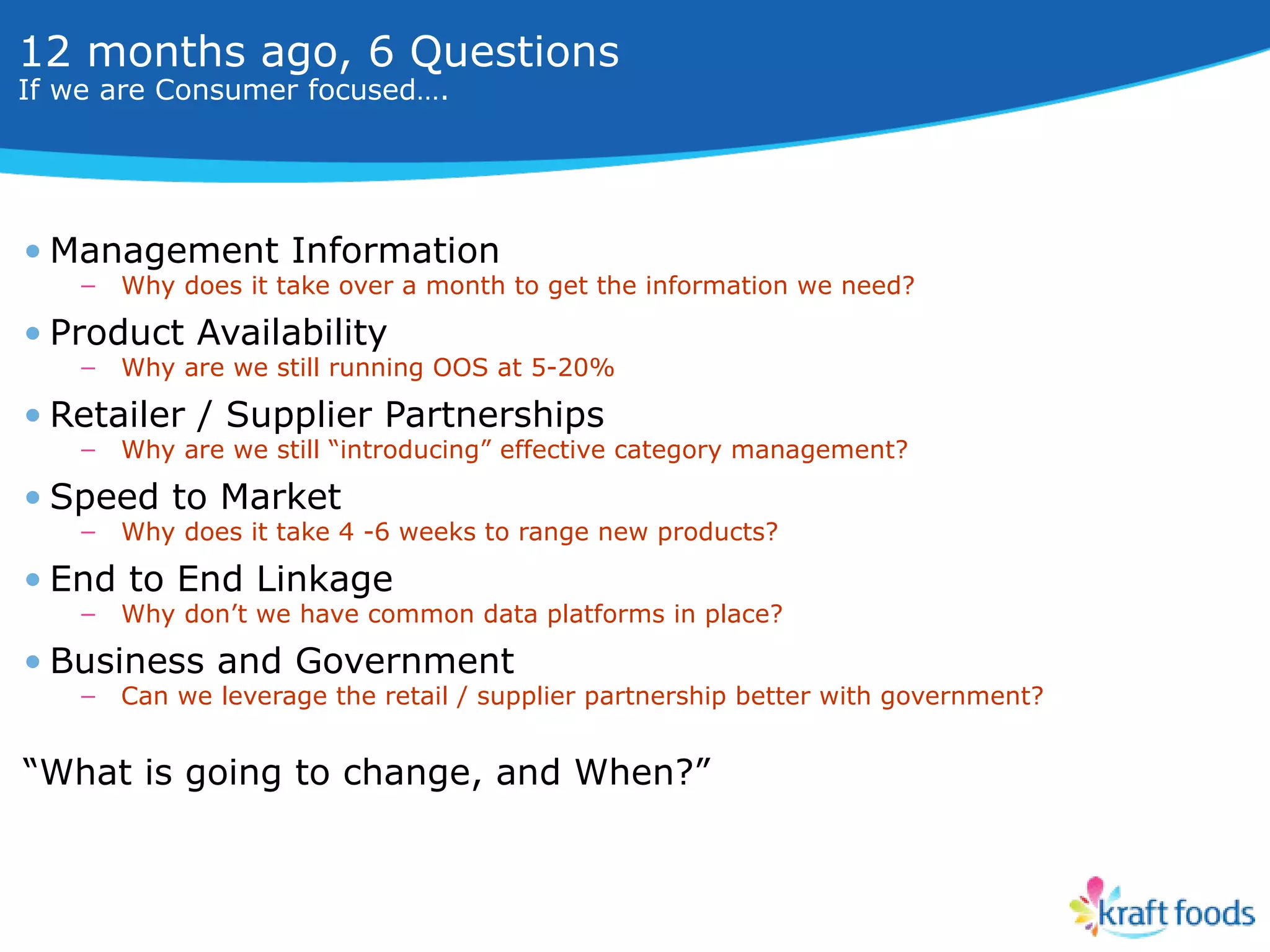 David steer. kraft foods | PPT