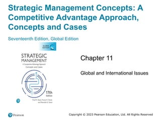 Strategic Management by David - Chapter 11 | PPT