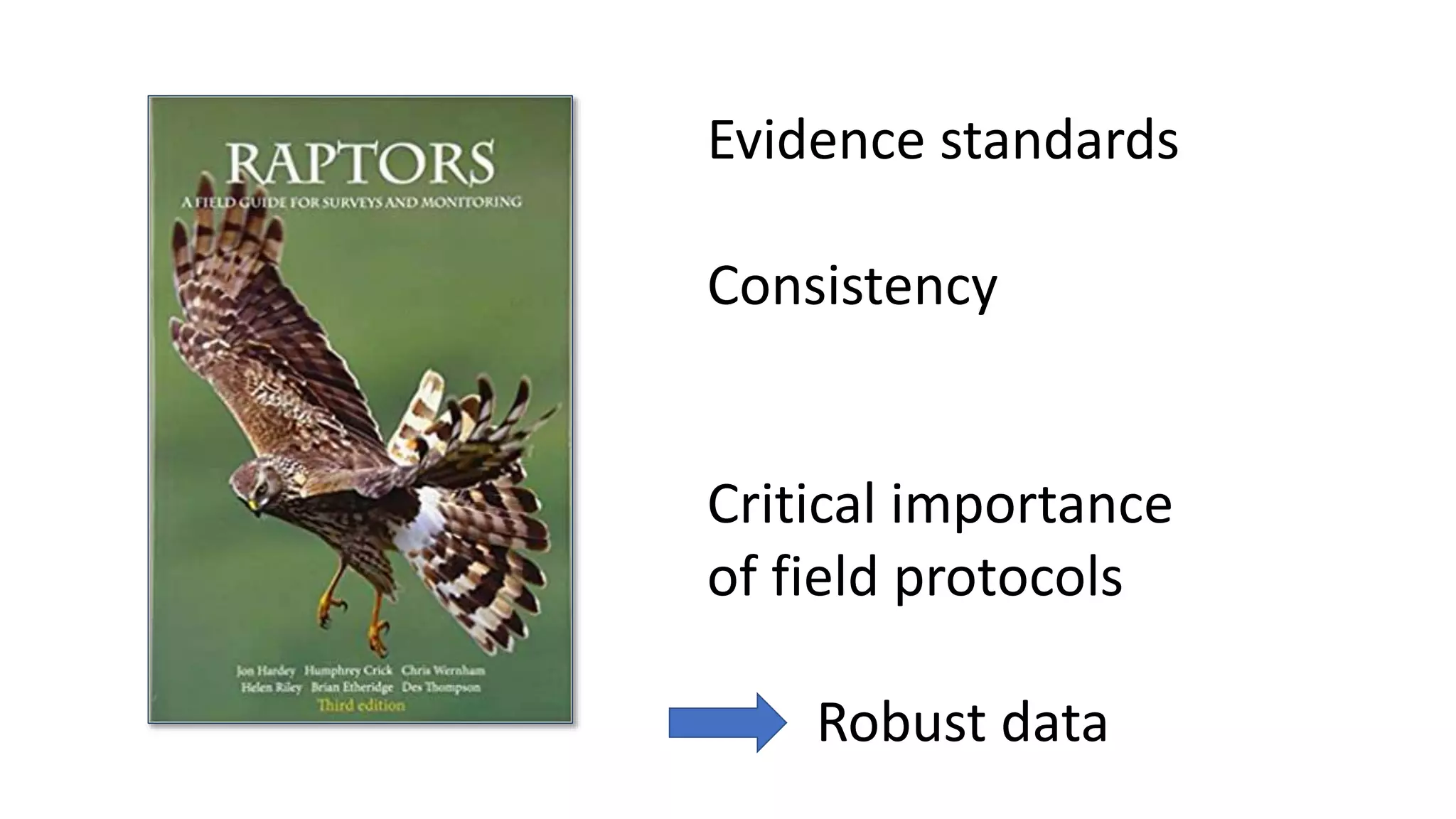 Raptor monitoring – the international context for SRMS | PPT