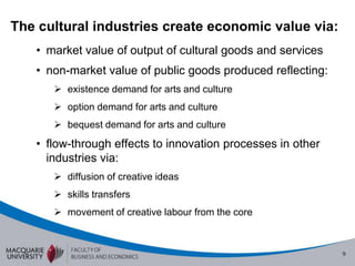 Culture & The Economy :: David Throsby :: valuation and the cultural ...