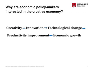 Cultural industries and cultural policy: problems and prospects ...