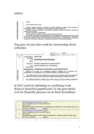 David Van Reybrouck ontbindt vennootschap | DOC