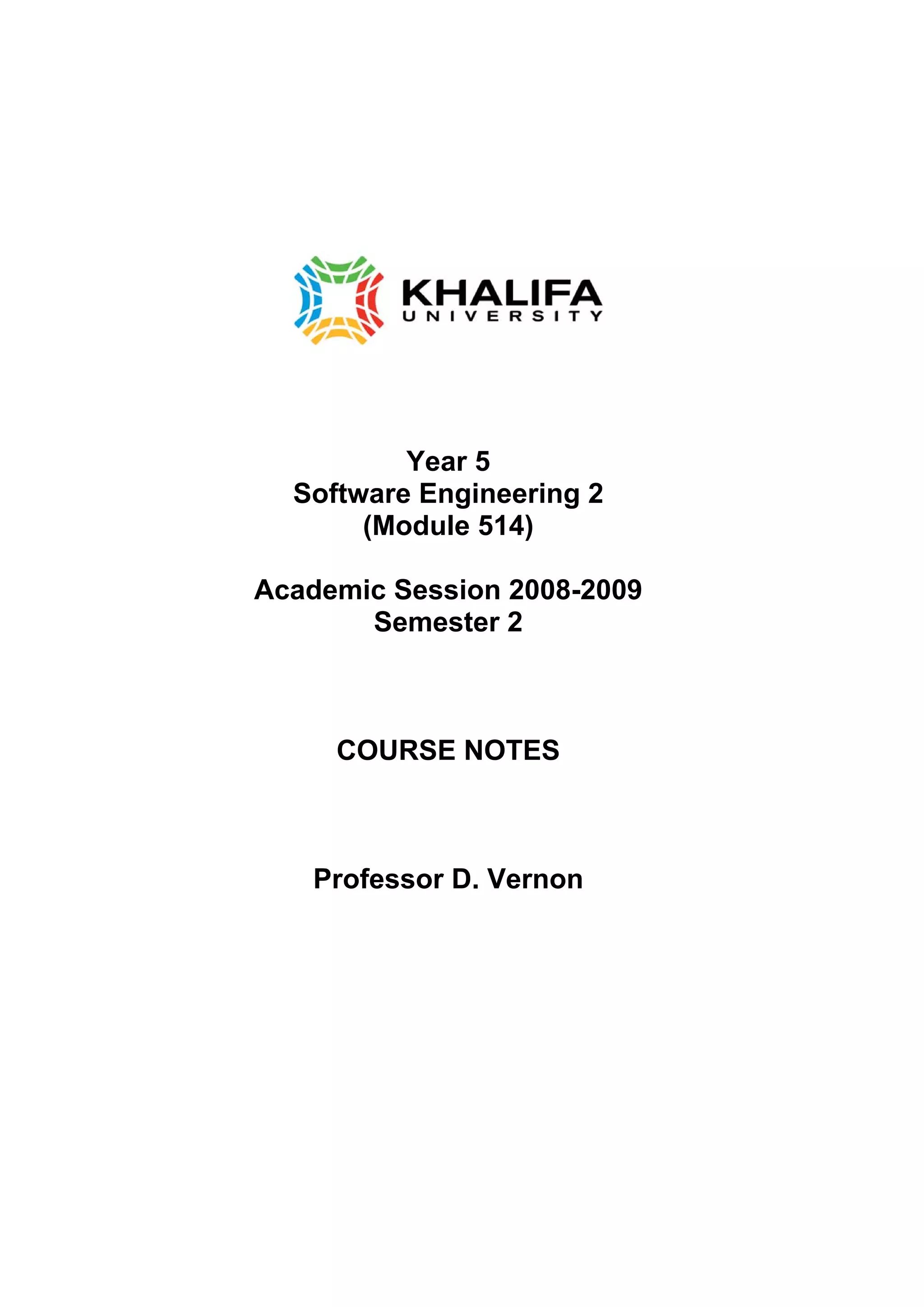 David vernon software_engineering_notes | PDF