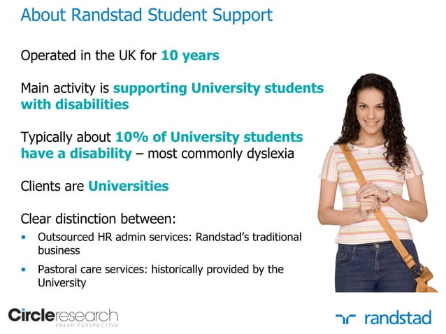 'Sales & marketing transformation' for Randstad - Circle | PPT