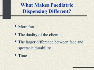 David willson paediatric dispensing | PPT