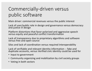 Digital Public Infrastructure: A Corporation for Public Software | PDF