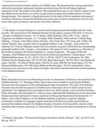 Davila hekhalot shamanism | PDF