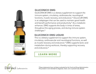 DaVinci Laboratories DMG Guide | PDF