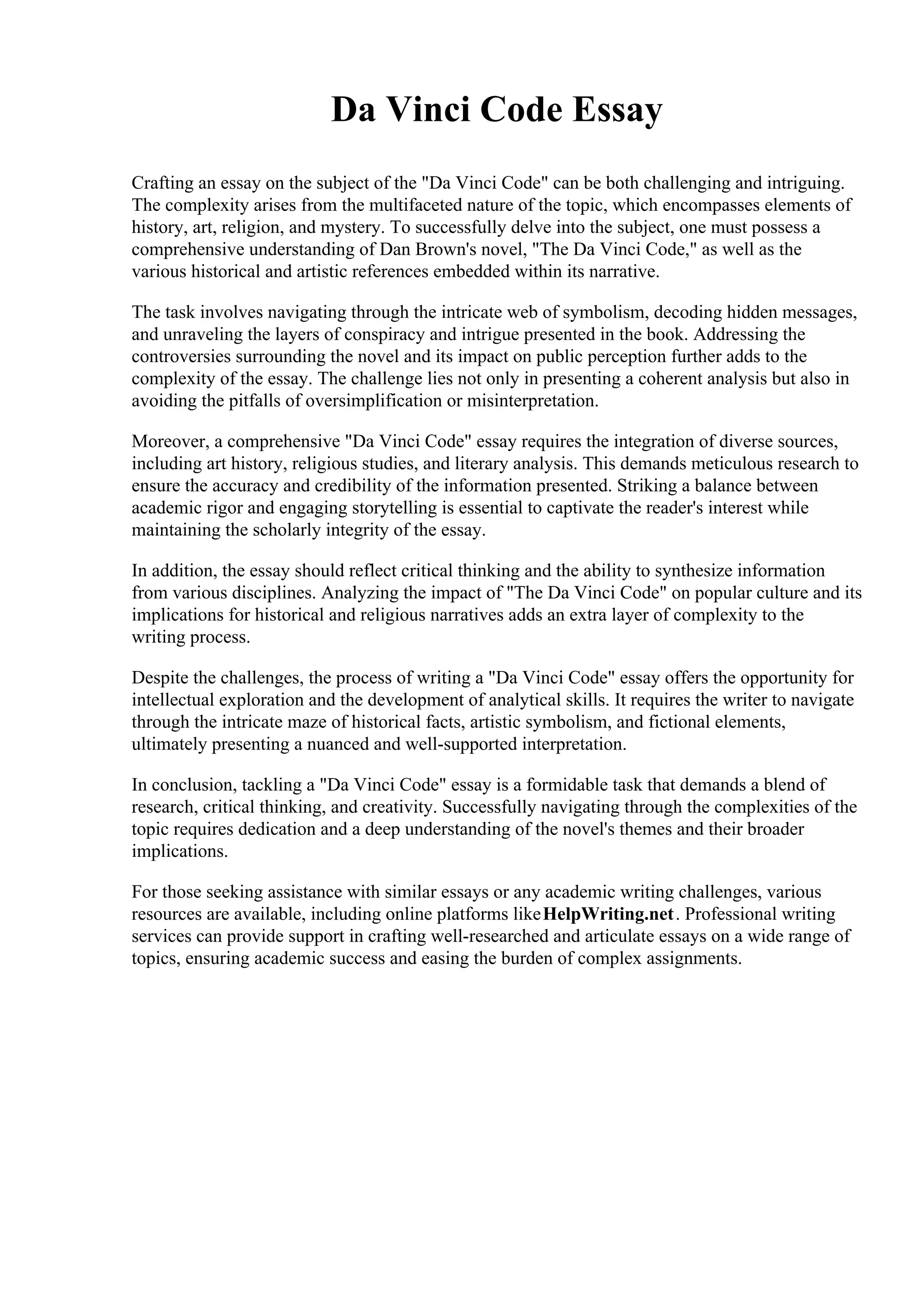 Da Vinci Code Essay.pdf