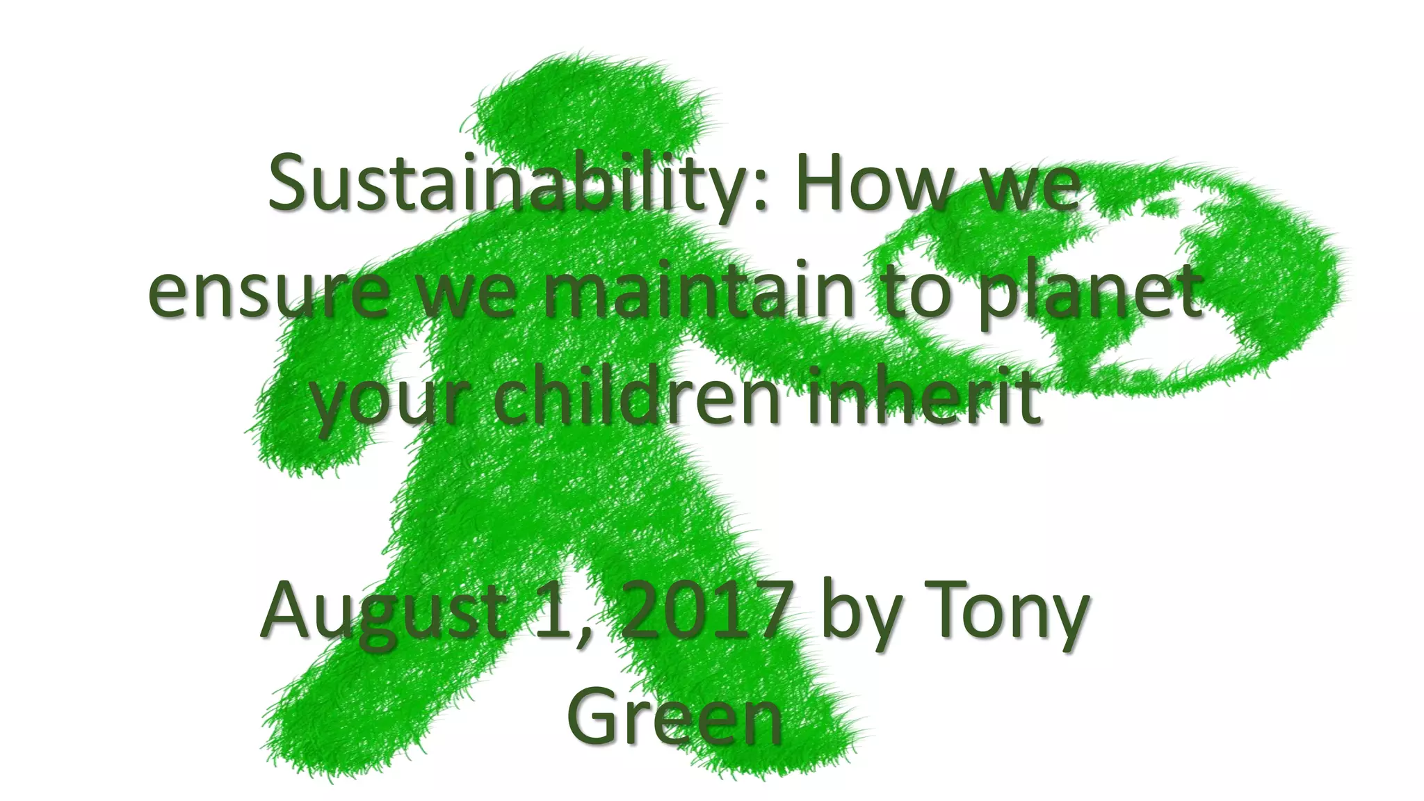 Sustainability Lesson plan | PDF