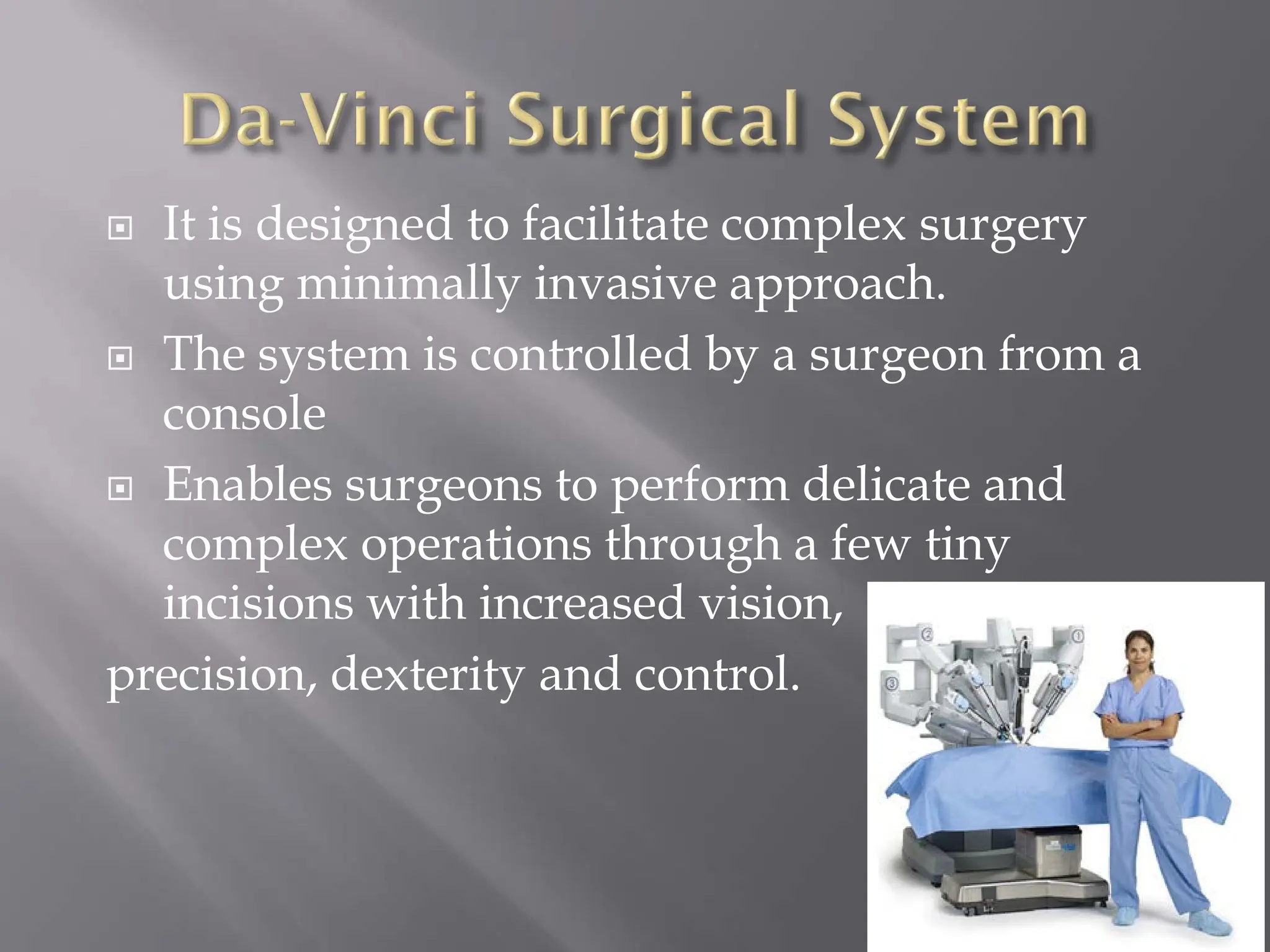 Da Vinci Surgical System | PDF