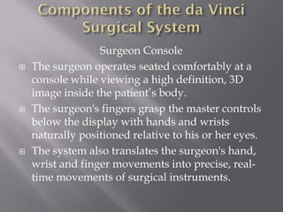 Da Vinci Surgical System | PDF