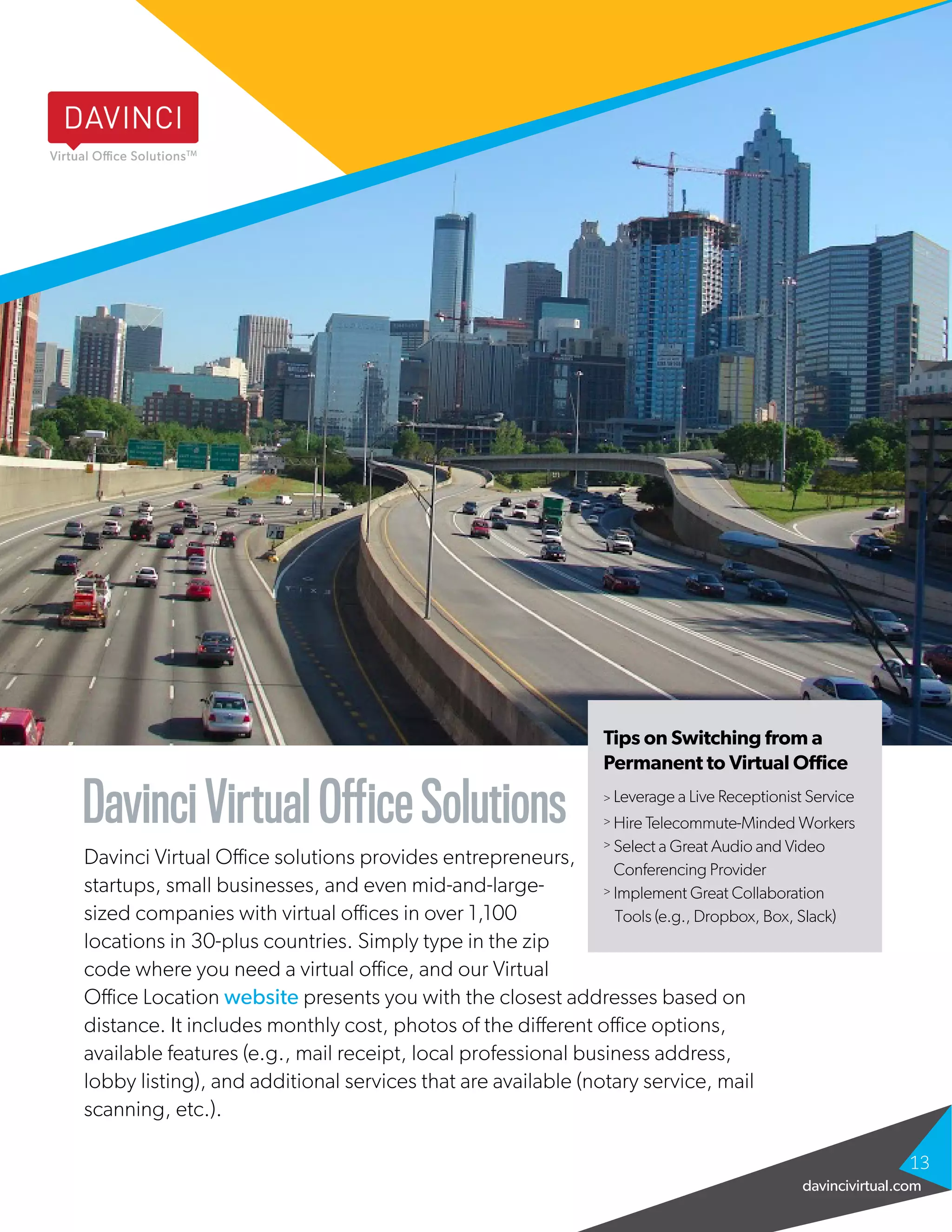 Davinci Virtual Office Solutions Guide | PDF