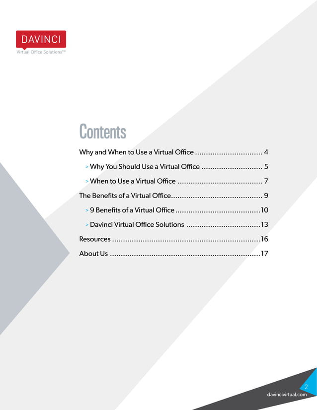 Davinci Virtual Office Solutions Guide | PDF