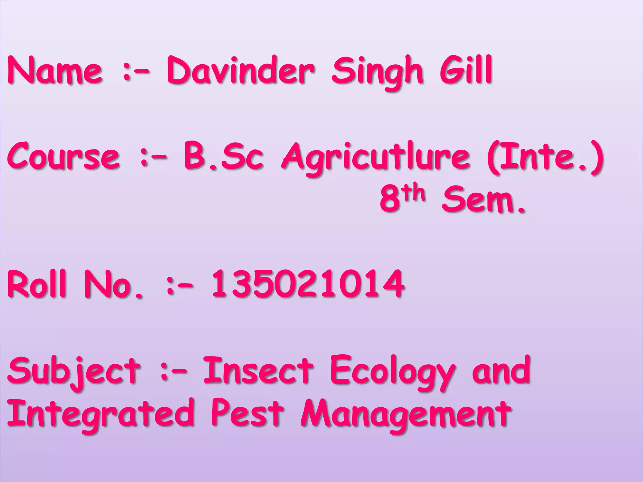 Insecticide, classification of Insecticide, Insecticide Act and ...