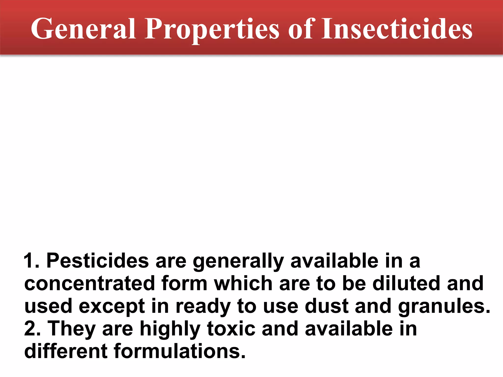 Insecticide, classification of Insecticide, Insecticide Act and ...