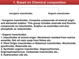 Insecticide, classification of Insecticide, Insecticide Act and ...
