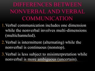 Nonverbal Communication | PPTX