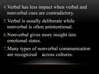 Nonverbal Communication | PPTX