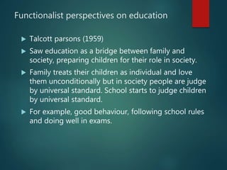 DAVIS AND MOORE ON EDUCATION | PPTX