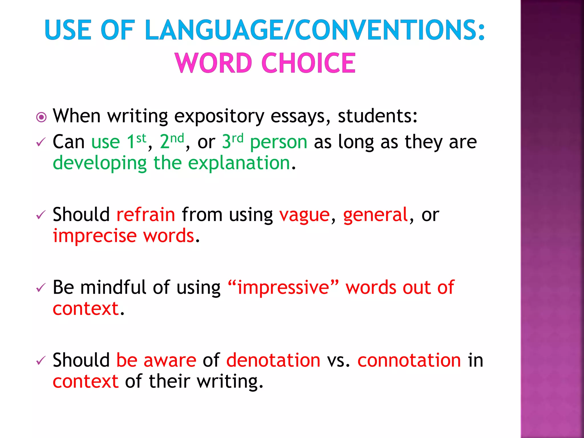 Davis e1 deconstructing the writing rubric | PPT