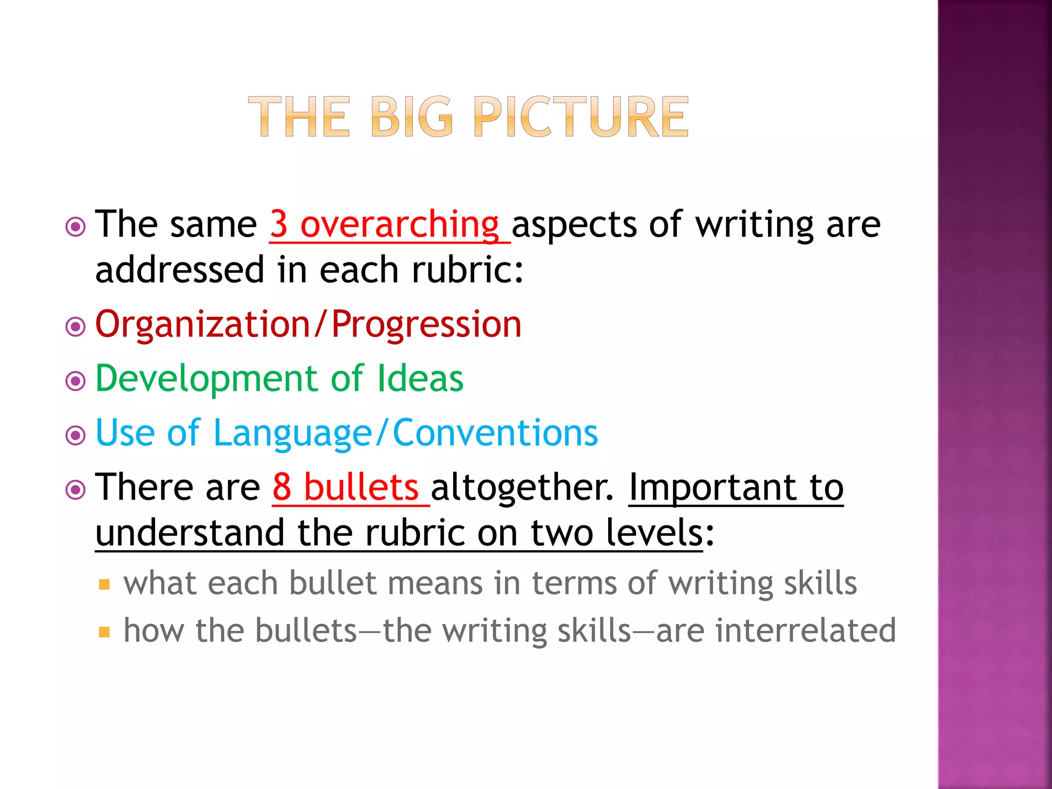 English 2- Deconstructing the STAAR/EOC Persuasive Writing Rubric ...