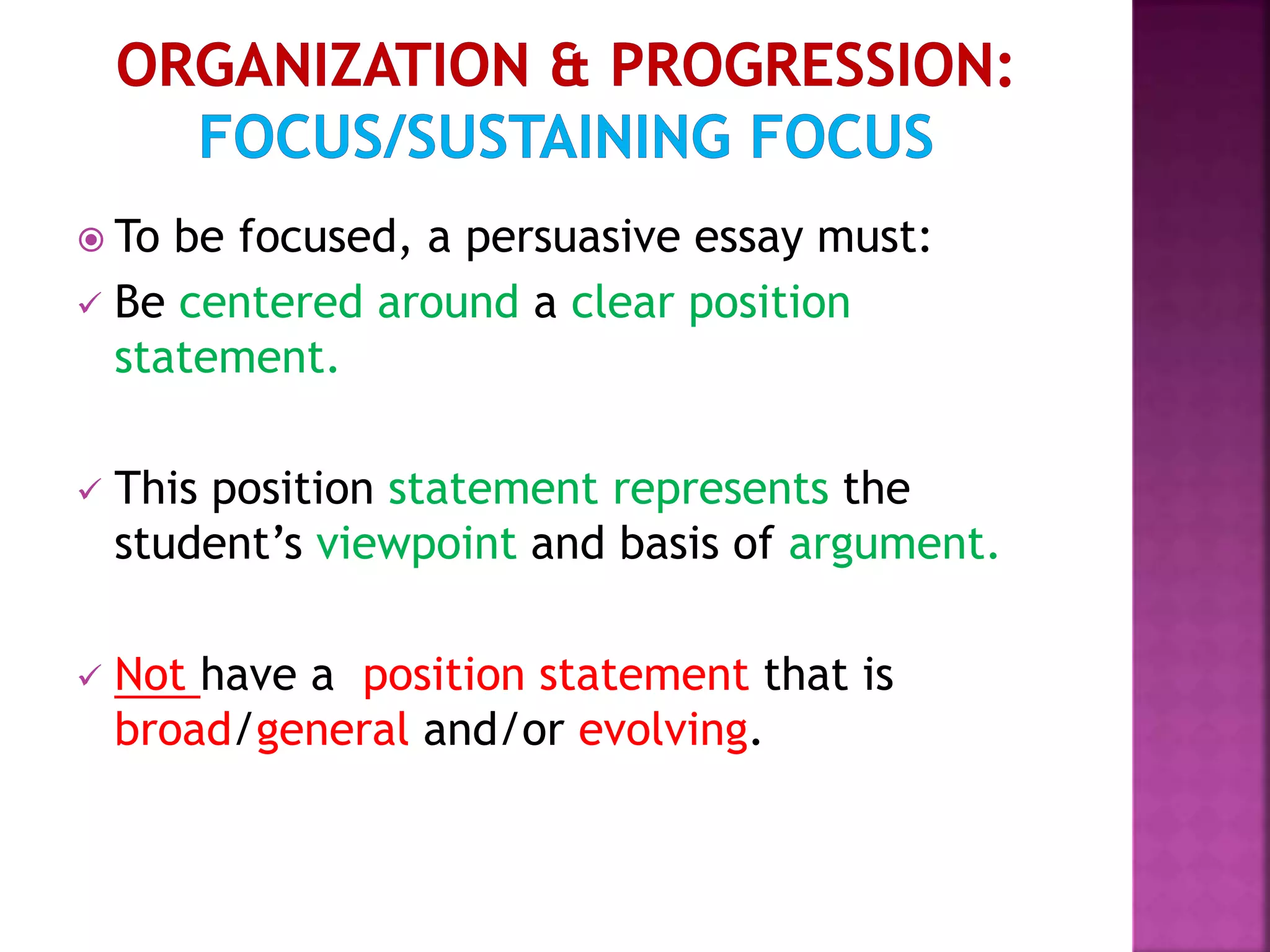 English 2- Deconstructing the STAAR/EOC Persuasive Writing Rubric ...
