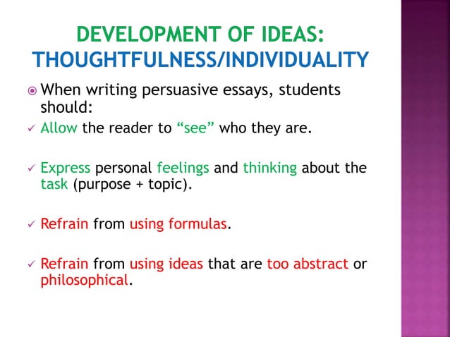 English 2- Deconstructing the STAAR/EOC Persuasive Writing Rubric ...
