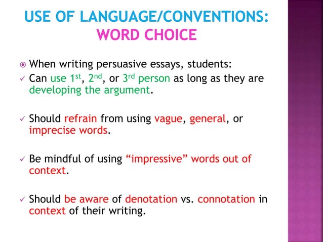 English 2- Deconstructing the STAAR/EOC Persuasive Writing Rubric ...