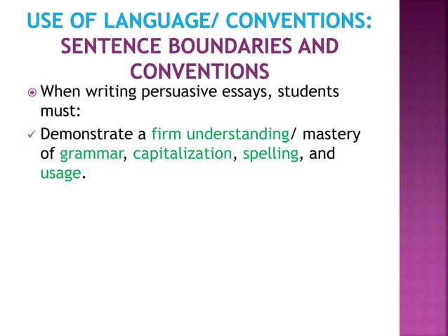 English 2- Deconstructing the STAAR/EOC Persuasive Writing Rubric ...