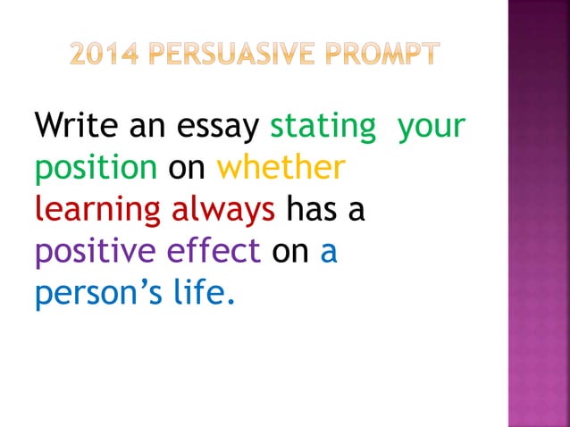 English 2- Deconstructing the STAAR/EOC Persuasive Writing Rubric ...